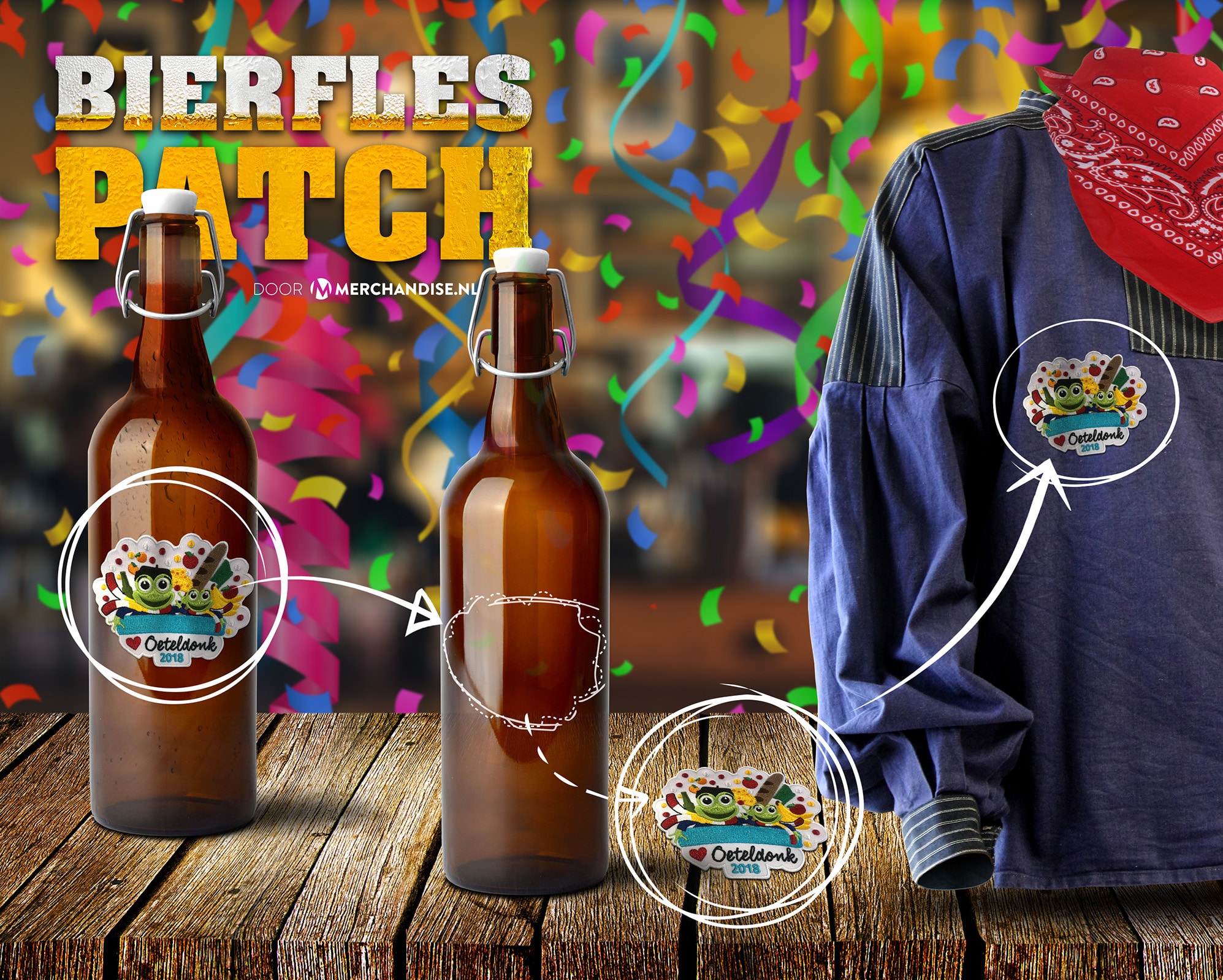 De bierfles-patch: verkoop bier voor je vereniging! - merchandise.nl